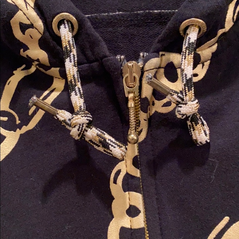 Vintage Triple Five Soul Gold Chain Sweater - Gem